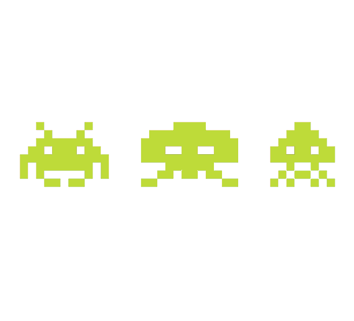 Alien Attack, disponible en 10 couleurs – STICKERCB