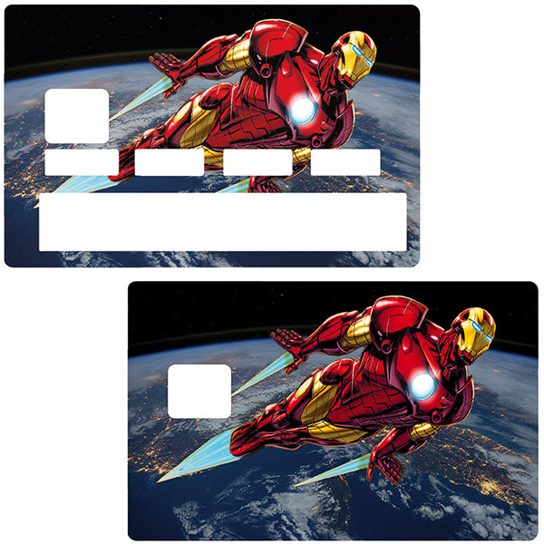 Tribute to IRON MAN original - sticker pour carte bancaire – STICKERCB